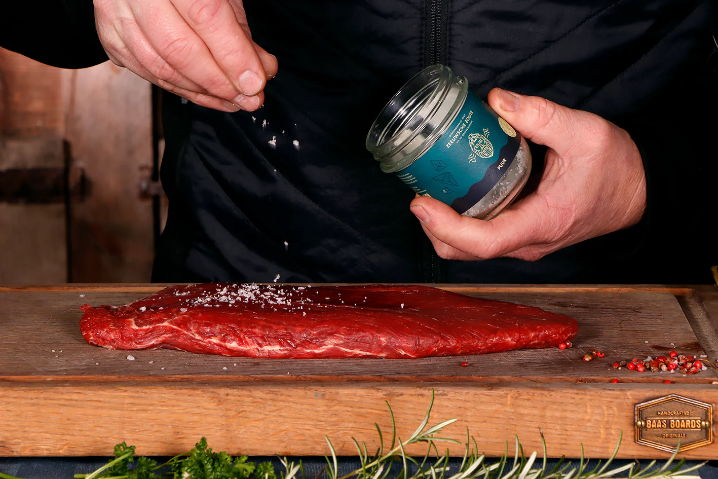 Flank steak from the barbecue with fresh chimichurri | Zeeuwsche Zoute